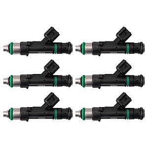 TRQ Fuel Injector Set Compatible with 2008-2010 Chrysler Town Country Dodge Grand Caravan 2007-2011 Jeep Wrangler 2009-2010 Volkswagen Routan