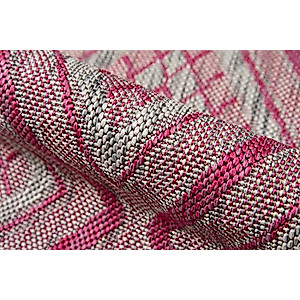 Madcap Cottage Lake Palace Rajastan Weekend Area, Indoor Outdoor Rug, 2' X 3', Pink