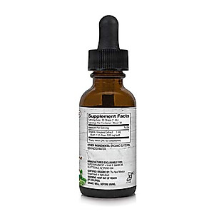Super Organics Organic Oregano Liquid Drops | Non-GMO, Kosher, Vegan | Immunity Support, 1 Fl Oz
