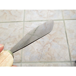 Crude - Chinese Vegetable Cleaver Knife, 7 inch, Carbon Steel, Super Thin & Light