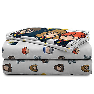Harry Potter Hogwarts is My Home 4 Piece Full Sheet Set (Offical Harry Potter Product)