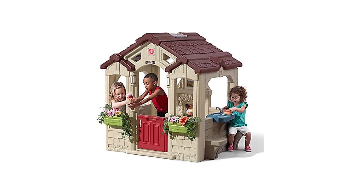 Step2 Charming Cottage Kids Outdoor Playhouse - Durable & Fun