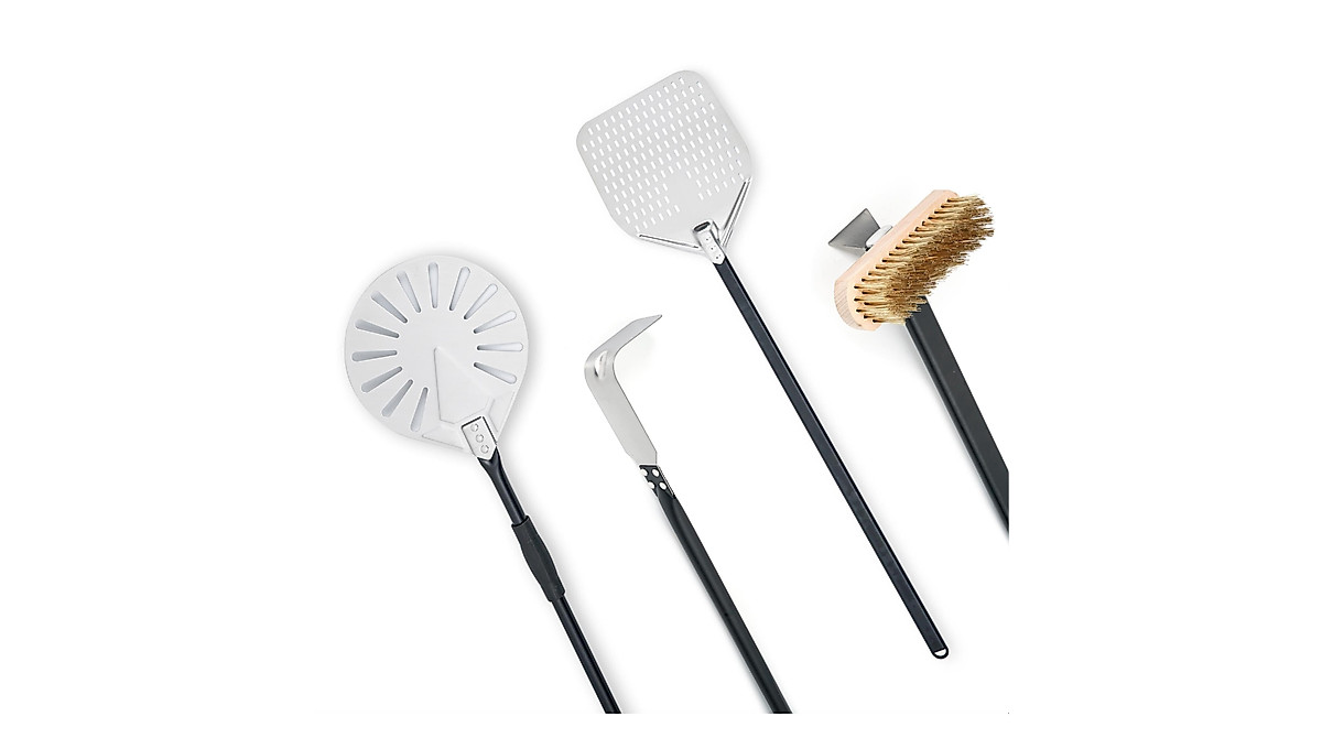 4 Piece Wood-Fired Pizza Oven Utensil Kit
