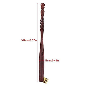 Calligraphy Oblique Nib Pen Holder Flange Dip Pen Extra Comfortable Grip Removable Brass Pen No Nib Wood Handle Signature Pen Wedding Birthday Creative Gift