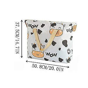 1/3Pcs Large Storage Bags, Storage Bins Closet Organizer Large-capacity Storage Bag With Handle Largecapacity Storage Bag Foldable Bucket For Quilt Blanket Suitcase Comforters Furniture Cover (51*12*45CM)