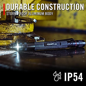 COAST HP3R 500 Lumen Rechargeable LED Penlight with TWIST FOCUS, Black