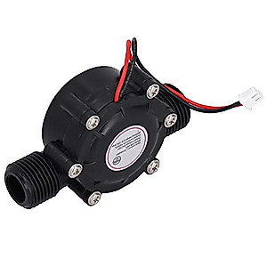Mini Water Turbine Electric Generator, Hydro Power Converter Brushless Electricity Generator, 12V DC Output Hydroelectric Power Supply for Shower Light Outdoor Camping