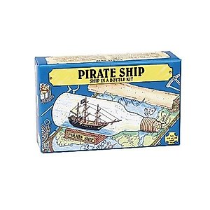 Pirate Ship in a Bottle Kit - Includes All Parts to Create a Mini Ship in a Bottle - VERY Challenging, Are You up for It?