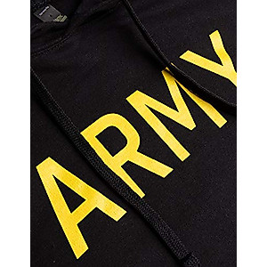 Ann Arbor T-shirt Co. ARMY PT Style Hoodie | U.S. Military Training Infantry Workout Fleece Hoody Sweatshirt-(Hood,L)