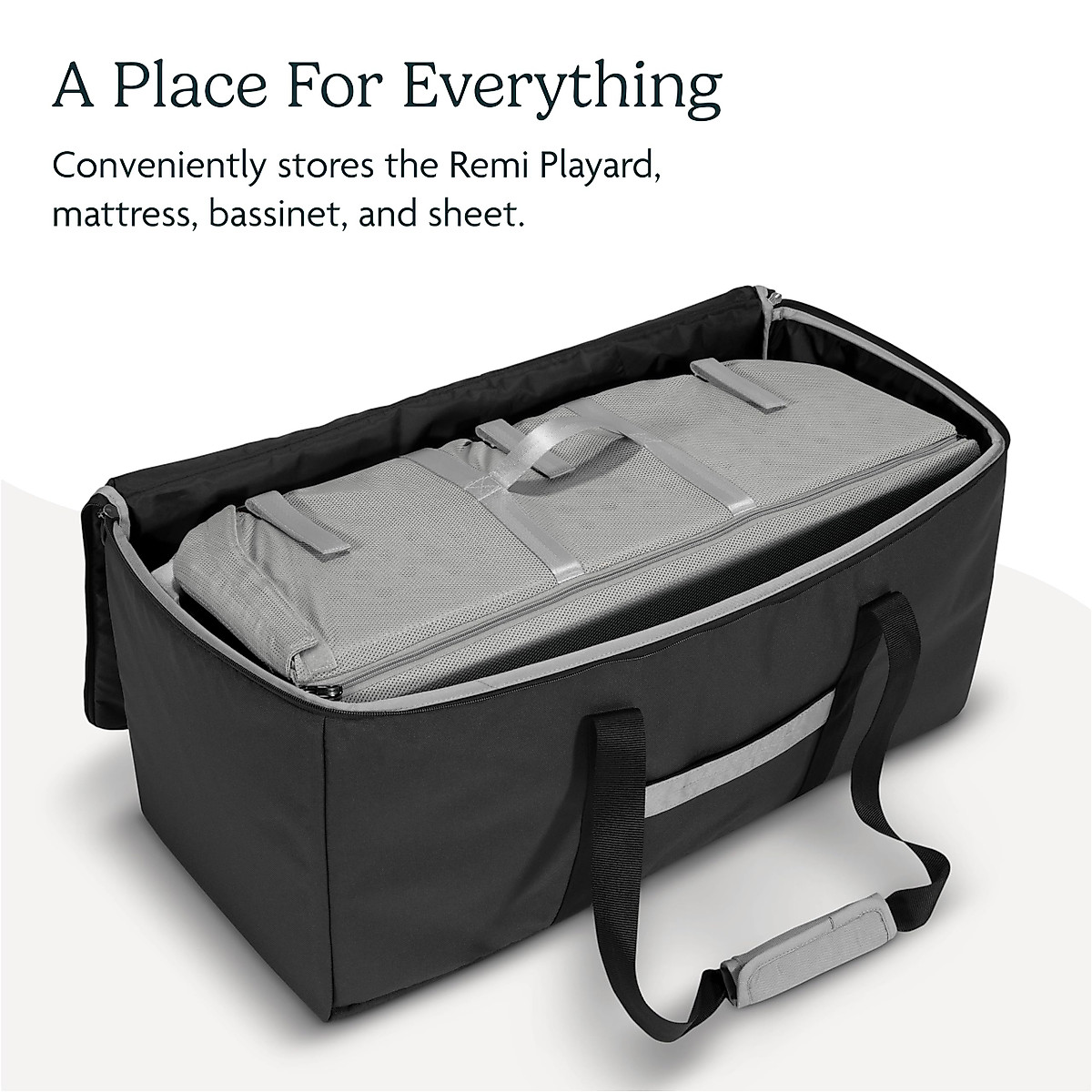 UPPAbaby Travel Bag for Remi Playard/Fits Playard, Mattress, Bassinet and Sheet/Easy-Carry Handles + Durable Design