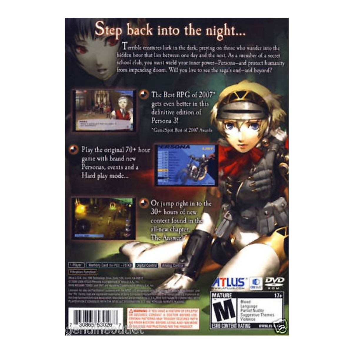 Shin Megami Tensei Persona 3 FES for PlayStation 2 Brand New
