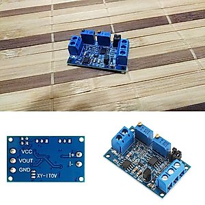 Ximimark 2Pcs Current to Voltage Converter Module 0/4-20mA to 0-3.3V 0-5V 0-10V Voltage Transmitter Signal Conversion Conditioning Board