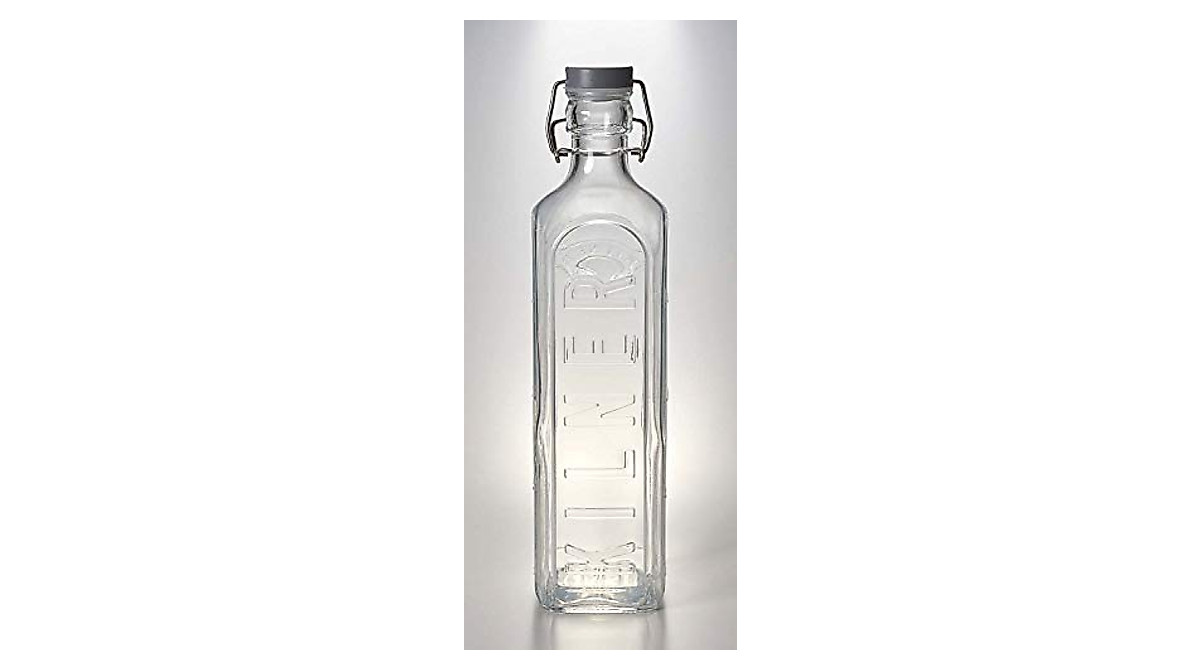 Kilner 1L Clear Clip Bottle - Multi-Use Storage & More