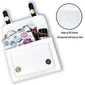 QCHGE Kawaii Small Purses for Women-Japanese Anime Handbag-Cute Shoulder Bag-Leather Messenger Bags for Kids (Blue Cinnamoroll)