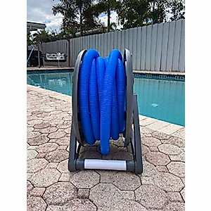 SmartClear SPAGHR001 Swimming Pool Storage Reel – Hose Not Included – Lightweight, Durable Design, Chemical and Weather-Resistant, Grey