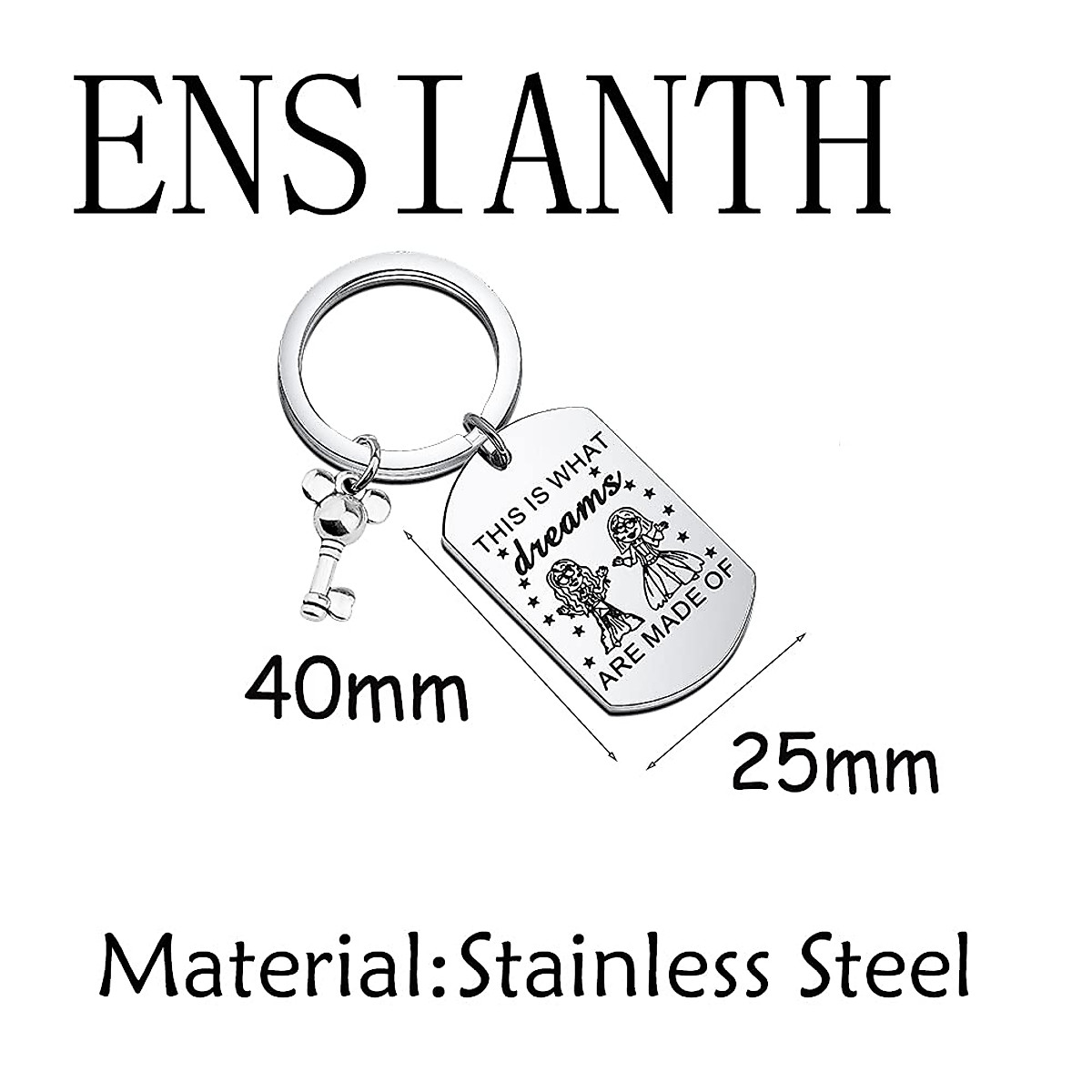 ENSIANTH Lizzie and Isabella Gift Lyrics Inspired Gift This is What Dreams are Made of (This is What Dreams)