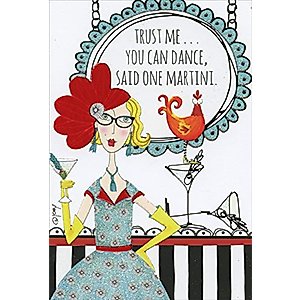 Pictura You Can Dance Dolly Mamas Funny/Humorous Feminine Birthday Card for Her/Woman