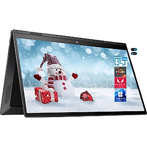 HP Envy X360 15 2-in-1 Convertible Laptop, 15.6" FHD IPS Touchscreen, AMD Ryzen 5 5625U, 32GB DDR4 RAM, 1TB PCIe SSD, AMD Radeon Vega 7, Backlit KB, WiFi 6, Windows 11 Pro, YSC Accessory