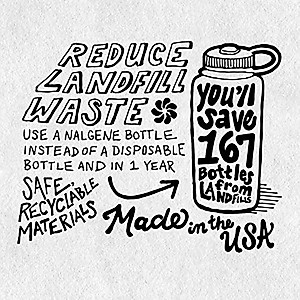 Nalgene Outdoor Storage Container, 8-Ounce, Clear