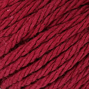 Lily Sugar'N Cream Wine Yarn - 6 Pack of 71g/2.5oz - Cotton - 4 Medium (Worsted) - 120 Yards - Knitting/Crochet