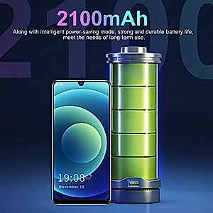 Vbestlife 3G Unlocked Smartphone, 6.26in HD Screen Unlocked Cell Phone, Support Face Fingerprint Unlock Cell Phone, for Android 5.1, 1G 8G, Dual SIM, WiFi, Built in GPS, Dual Camera