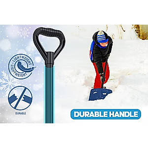 Kids Snow Shovel 36" Tall (2 Pack) - Kids Shovel, Winter Shovel, Snow Shovels for Snow Removal, Winter Toys Gifts for Kids Boys Girls