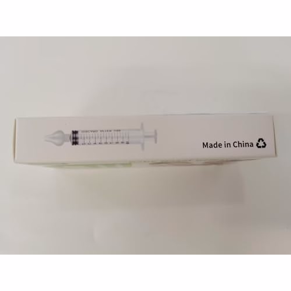 JUSONEY Baby Nose Syringe - Professional Fly Baby Irrigator with Clean and Reusable Silicone Nose Tips (2 Pieces)