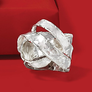 Ross-Simons Sterling Silver Hammered Knot Ring. Size 8