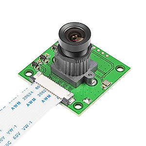 Arducam for Raspberry Pi Camera Module with Case, OV5647 Sensor Adjustable and Interchangeable Lens M12 Board, Focus and Angle Enhancement for Raspberry Pi 5/4/3/3 B+, and More