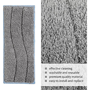 8 Pack Mop Pads Replacement Parts Compatible for IRobot Braava Jet M6 (6110) (6012) (6112) (6113) Ultimate Robot Mop Maintenance Accessories ((4wet+4dry))