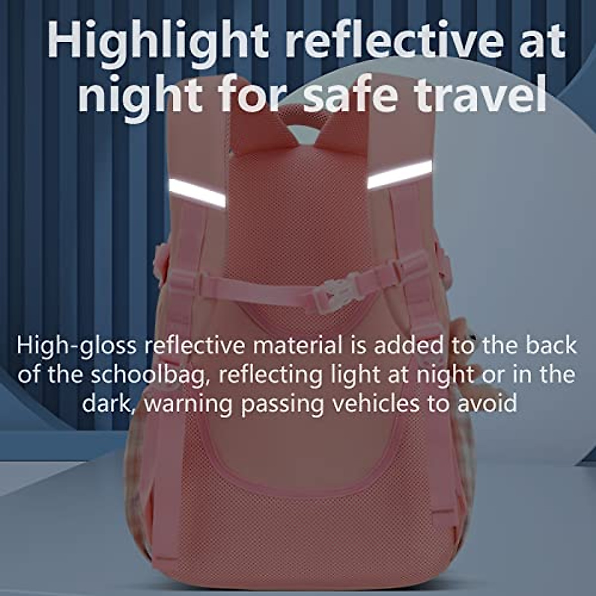 HANXIUCAO Backpacks for Girls Large Bookbags for Teens Girls Backpack for School Laptop Compartment Primary School (Pink)