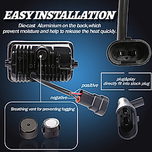 BICYACO Upgrade LED Fog Lights for 2015-2020 Ford F150, 4 Inch LED Fog Light Assembly Kit,36W Waterproof LED Bumper Lamps Set-1 Pair