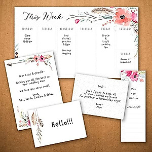 Boho Spirit Adhesive Sticky Note Pack - 5 Pads - 50 Sheets/pad