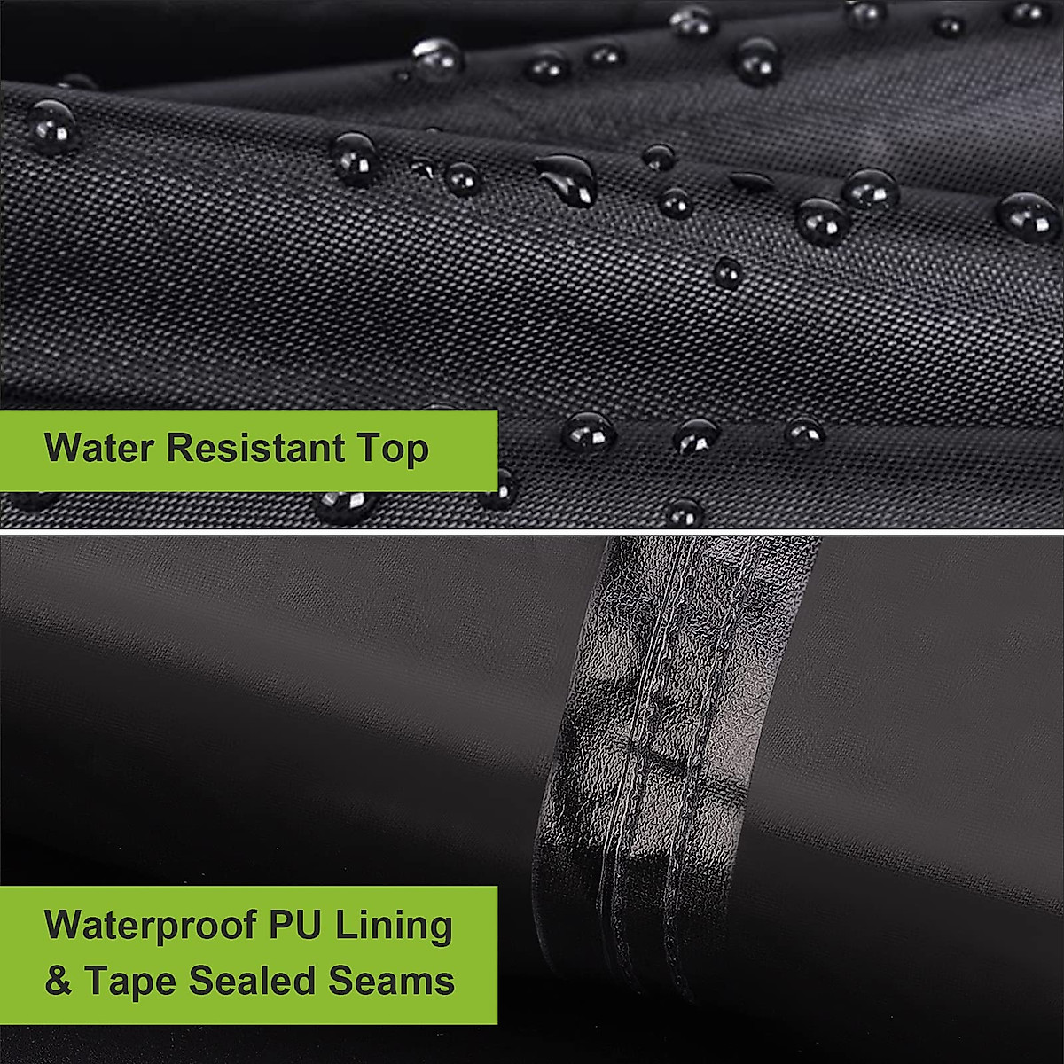 Yougfin Round Patio Table Cover, 420D Patio Furniture Covers Waterproof, Outdoor Table and Chairs Cover, 72''D x 28''H …