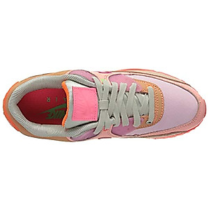 Nike Women's Air Max 90, Bright Crimson/Pure Platinum, 10.5