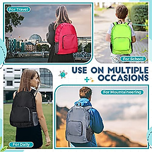 Jexine 10 Pcs Backpacks Bulk 16.5 Inch Lightweight Backpacks Student School Book Bag Book Bags for Kids for Travel (Multicolor)