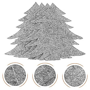 4PCS Xmas Tree Cutter Fork Bag Christmas Tableware Bag Practical Tableware Cover Decor for Celebration Party