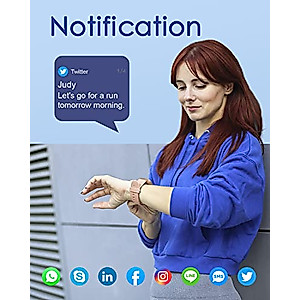 GRV Smart Watch for Women IP68 Waterproof, Fitness Tracker Heart Rate Monitor Digital Watch, Smartwatch for Android Phones and iOS Phones Pink