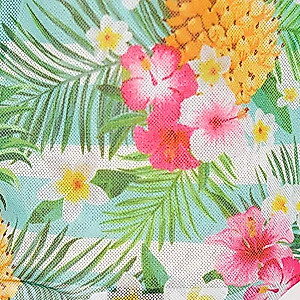 SMALLLEE_LUCKY_STORE Dog Hawaiian Shirt Pet Cat Summer Sleeveless T Shirt Quick Dry Cool Mesh Vest Boy Girl Small Dog Clothes,Pineapple Print,Size M