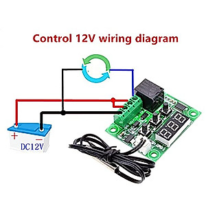 VELORE XH-W1209 Digital Display Temperature Controller Precision Temperature Controller Temperature Control Switch Mini temperatur