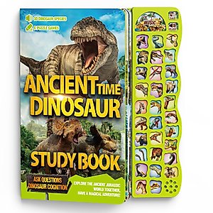 Dinosaur Toys for Kids 3-5 Dinosaur Book with Sounds 30 Species Names & Realistic Sounds Interactive Dinosaur Toys for Boys Girls Kids 2 3 4 5 6 7 Year Old Dinosaur Toys for Kids Gifts