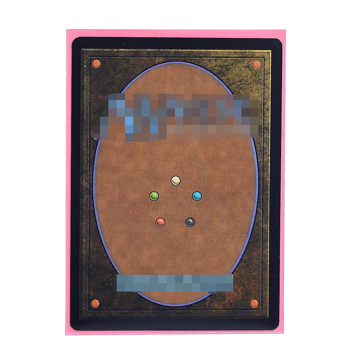 DeELF 500 ct TCG Standard Card Sleeves Bulk Deck Protector Standard Card Sleeves Cord for Collectible Gaming Cards (Pink Matte)