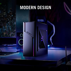 ASUS 2023 ROG G22CH DB776 Gaming Desktop PC, Small Form Factor, Intel Core i7-13700F, NVIDIA GeForce RTX 4070 Dual, 1TB SSD Gen 4, 16GB DDR5 RAM, Windows 11, G22CH-DB776,Gray
