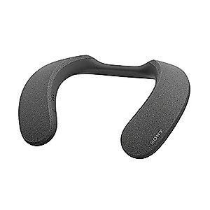 Sony SRS-NS7 Neckband Bluetooth Speaker with personalized home theater audio, Built-in mic, 12 Hours of Battery Life, IPX4 Splash-Resistant, and included wireless TV adaptor WLA-NS7.