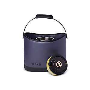 RovR KeepR Soft Cooler - Ultimate Outdoor Companion for Beach, Picnic Bag, Outdoor Party with IceR Ice Bucket - Blue KeepR with Green IceR