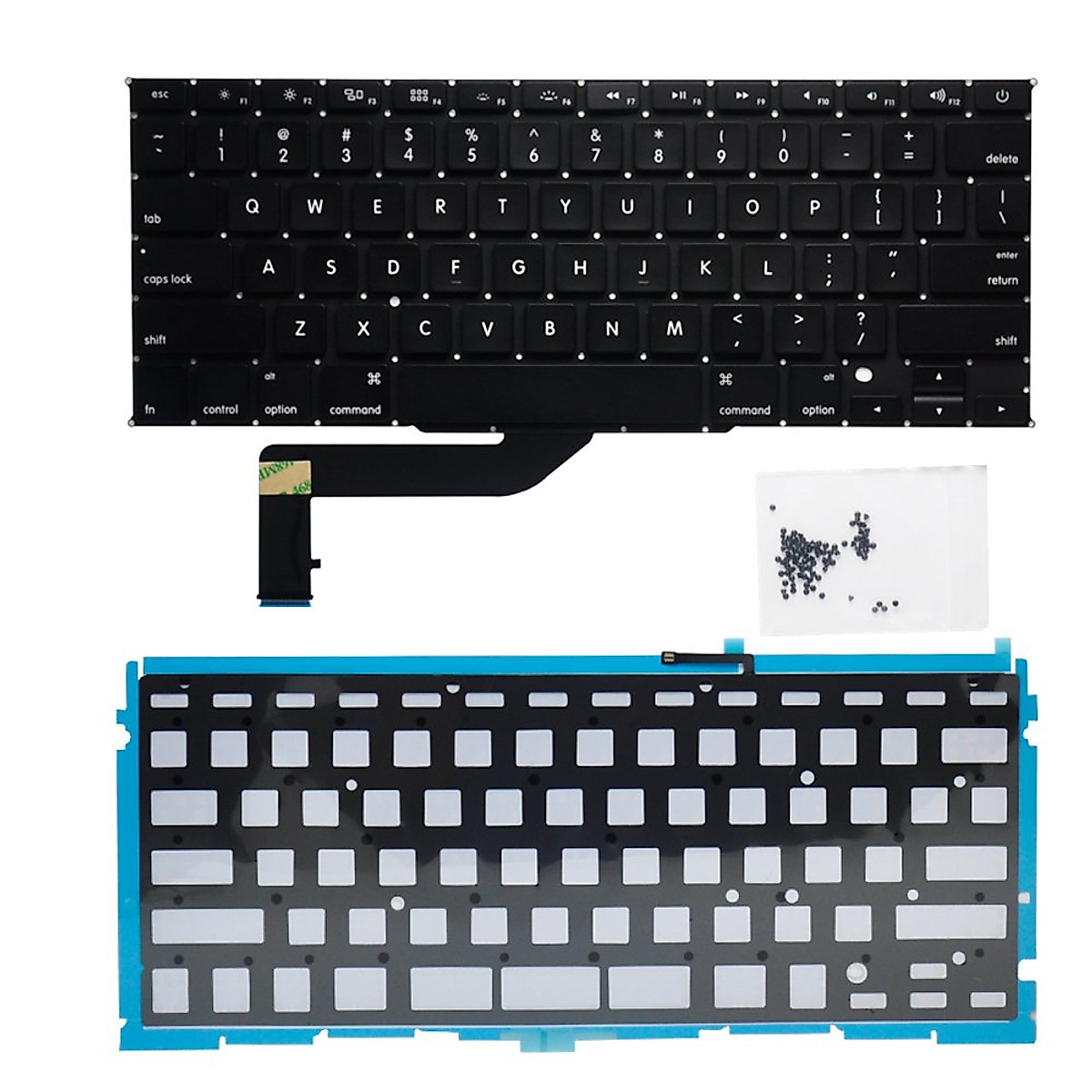 Padarsey New Replacement US Layout Backlit Keyboard Compatible for MacBook Pro 15" A1398 2013 2014 2015 Retina W/Screws(Please Confirm Your Your Keyboard Layout is US Layout!)