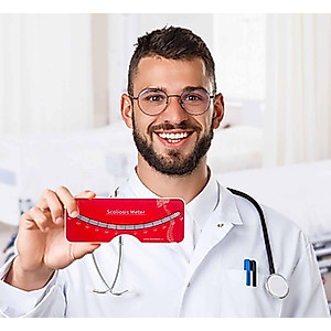 FROON Scoliosis Portable Medical Evaluation,Back Spine Scoliosis Measuring Tool ，Testing Meter Scoliosis Test Gauge for Diagnosis of Back and Spine Scoliosis in Adults or Children (Green)