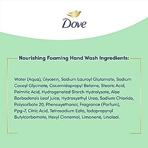 Dove Nourishing Foaming Hand Wash Aloe and Eucalyptus Touchless Battery Operated Dispenser Kit Moisturizing Foaming Hand Wash Refill 10.1 oz
