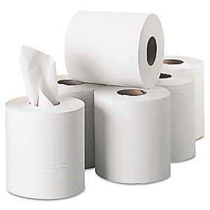 Georgia-Pacific 44000 2-Ply Center-Pull Perforated Wipers, 8 1/4 x 12, 520/Roll, 6 Rolls/Carton