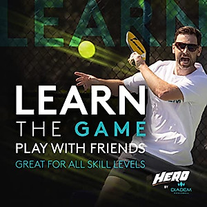 Diadem Hero Pickleball Starter Kit | 2 Lightweight Composite Pickleball Paddles, 2 Universal Indoor/Outdoor Pickleballs and Mesh Carry Bag | USAPA Approved